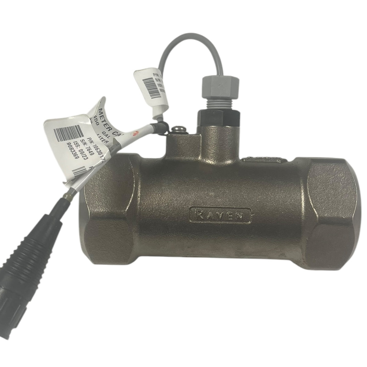 Raven RFM60S Stainless Steel Flowmeter 1-1/2" FPT Ports, 1-66 GPM - 06 ...