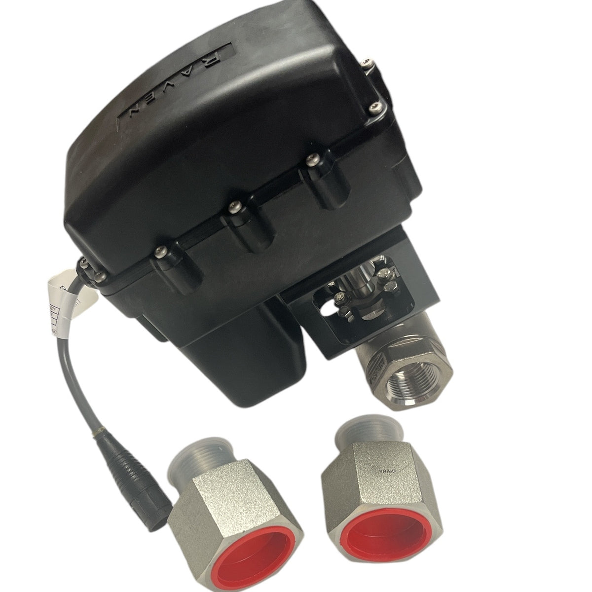 Raven Control Valve Kit With Pipe Adaptors NH3 Standard Motor 1 In - 1 ...