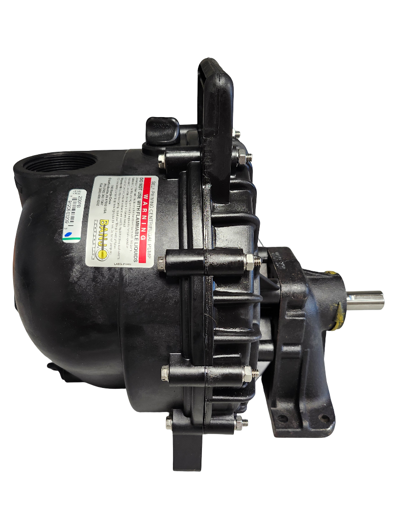 Banjo 2 Inch Poly Pump with Bearing Pedestal - 3/4" Shaft - 200PB ...