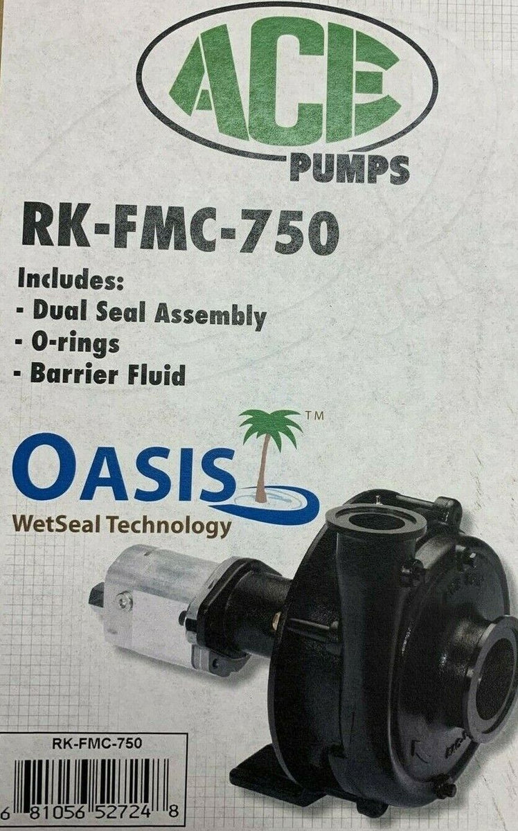 Ace Pumps Repair Kit For Oasis Wet Seal Pump - RK-FMC-750 (52724 ...