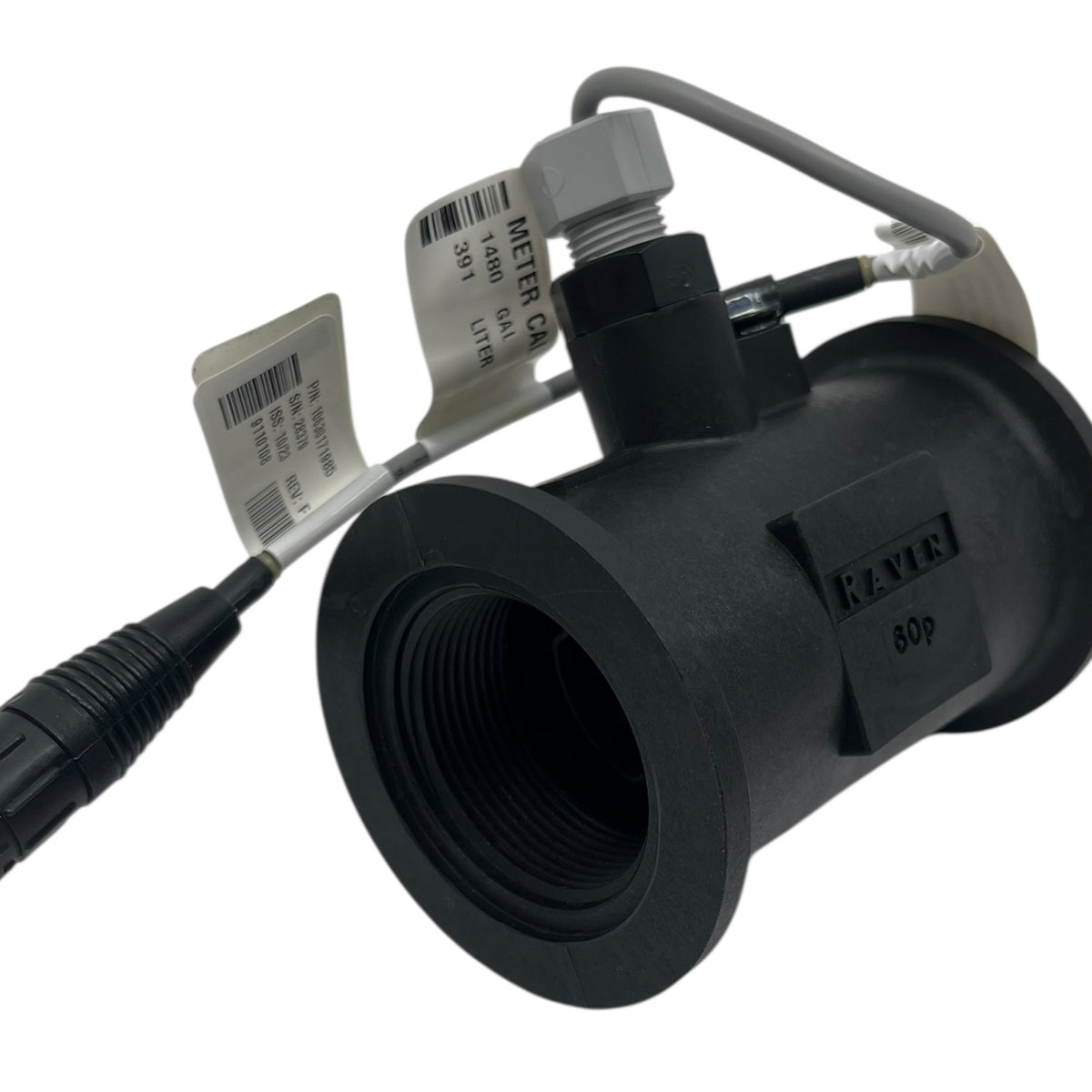 Raven RFM 60P Flow Meter M200 Flanged And 1-1/2" NPT Fitting (1-60 GPM ...