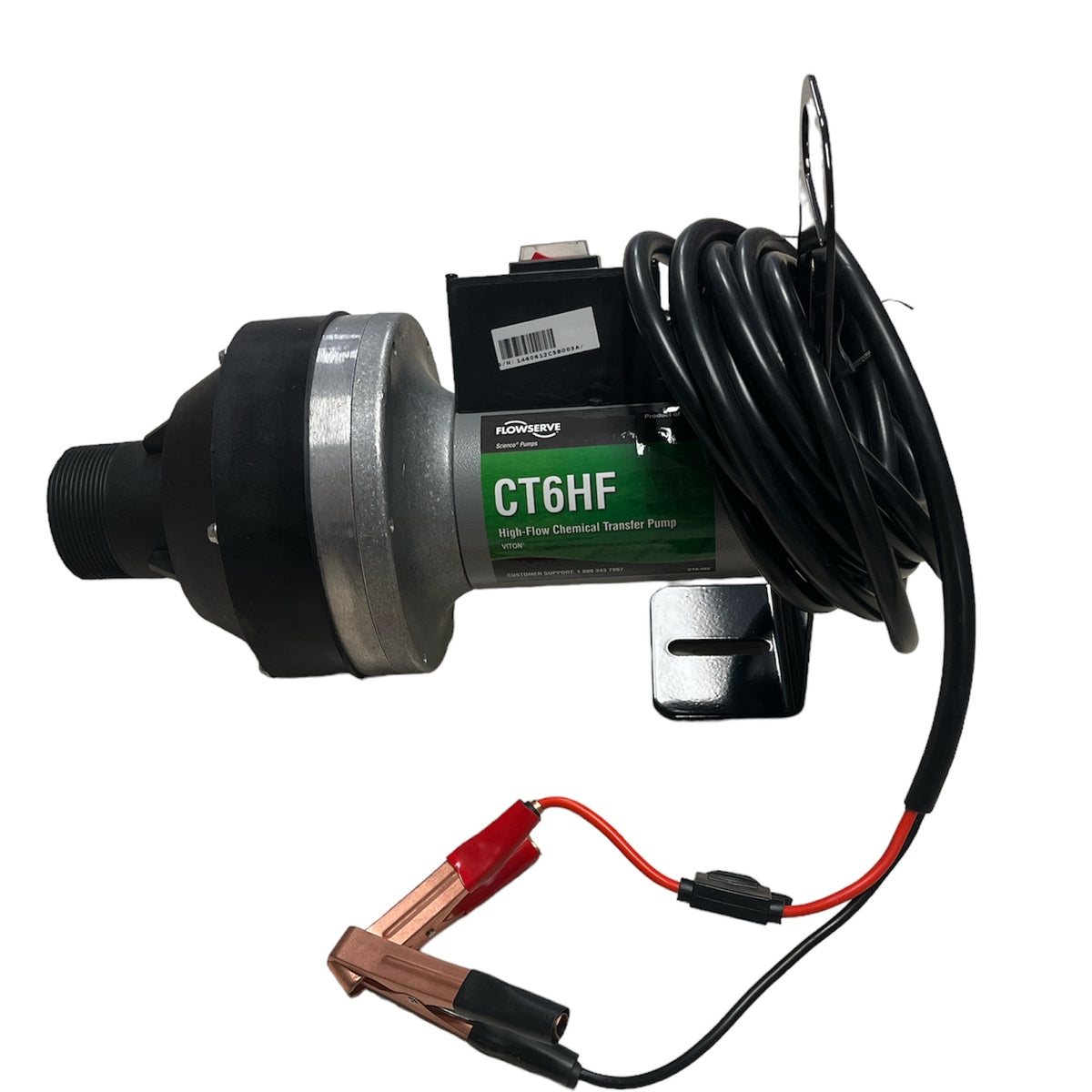 Flowserve CT6 12V High Flow Viton Pump with Bracket 18 GPM Max - CT6-3 ...