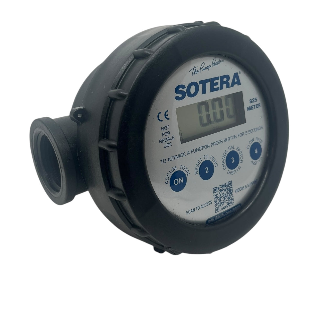Sotera Poly Digital Chemical Transfer Nutating Disc Flow Meter 1" FNPT ...