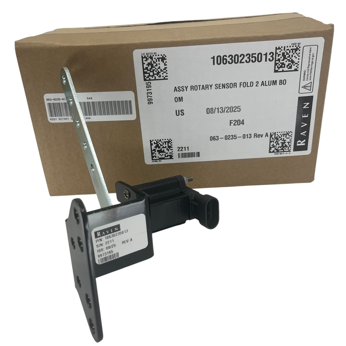 Raven Aluminum Boom Rotary Sensor - Fold 2 - 063-0235-013 – Simpson ...